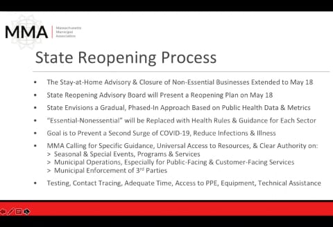 MMA holds COVID-19 briefing for MSA and MMCA on May 8 - Massachusetts ...