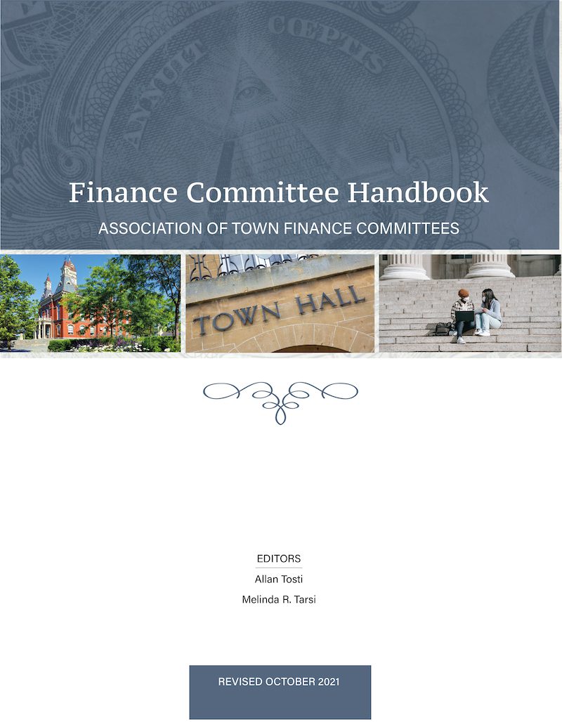 Finance Committee Handbook - Massachusetts Municipal Association (MMA)
