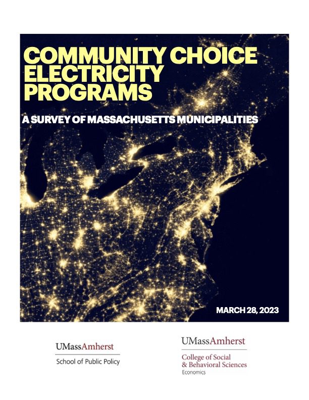 Community Choice Electricity Programs: A Survey of Massachusetts ...