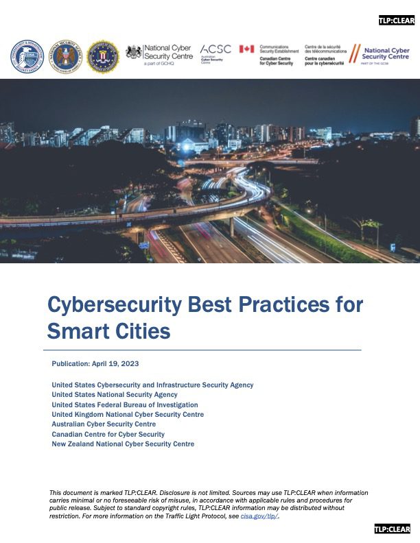 Cybersecurity Best Practices for Smart Cities - Massachusetts Municipal ...